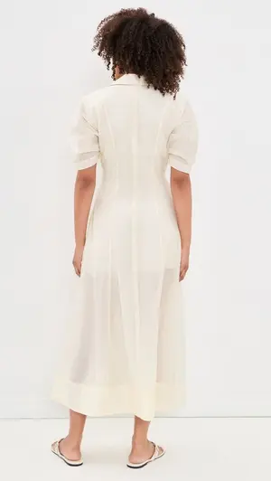 ALIGNE Tracy Sheer Midi Dress