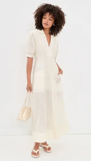ALIGNE Tracy Sheer Midi Dress