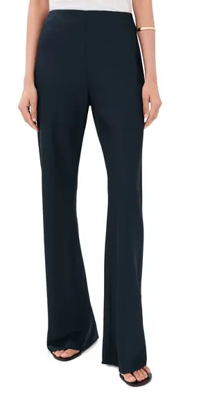 Veronica Beard Braddock Technical Weave Pants - Navy