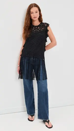 Sea Alina Lace Halter Neck Top