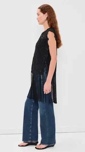 Sea Alina Lace Halter Neck Top