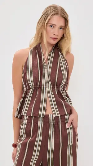 A.L.C. Kaia Linen Top