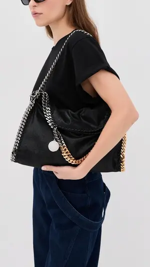 Stella McCartney Falabella Shaggy Deer 3-chain Tote Bag