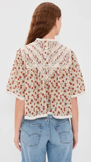 Sea Viera Print Blouse