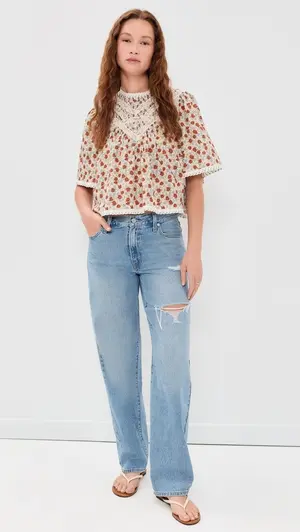 Sea Viera Print Blouse