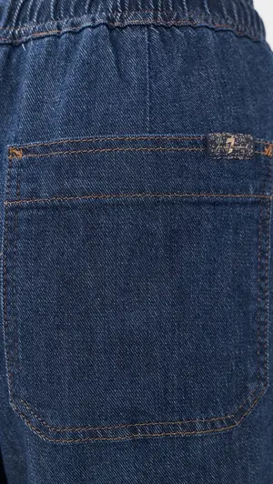 7 For All Mankind Utility Wide Leg Pull-on Pants