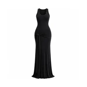MAISON DE GALA Serena Noir Maxi Dress - Black