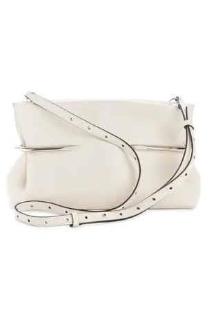 Givenchy Pinch Soft Leather Clutch - Cream