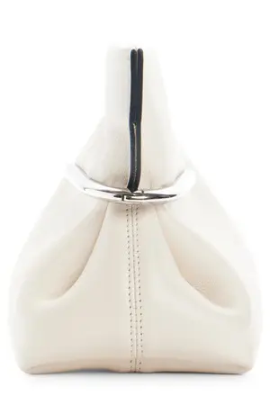 Givenchy Pinch Soft Leather Clutch - Cream
