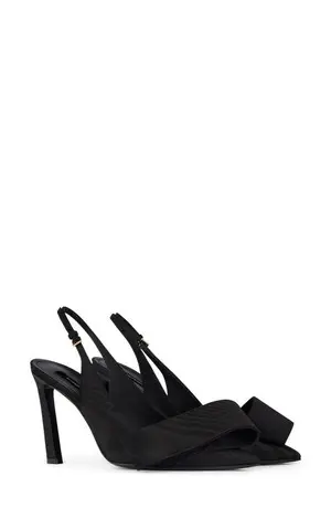 Givenchy Twisted Ribbon Slingback Pump - Black