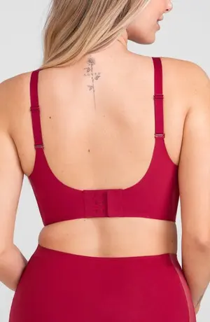 HONEYLOVE Liftwear Crossover Bra - Ruby