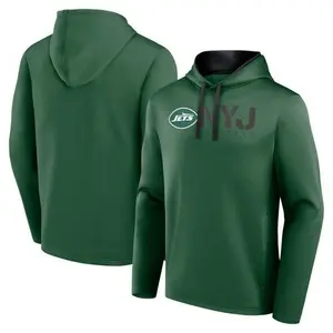 LOGO ATHLETIC New York Jets Head Start Pullover Hoodie By - Green
