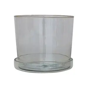 STORIED HOME Planter With Drainage Hole And Saucer
