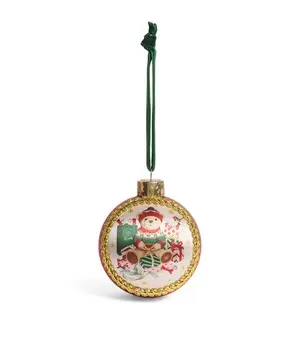 Harrods Bear Bauble - Red