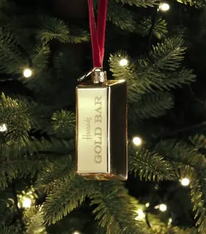 Harrods Glass Bar Tree Decoration