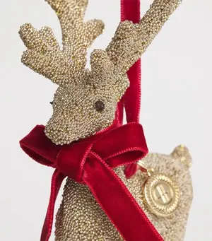 Harrods Microbead Reindeer Tree Decoration