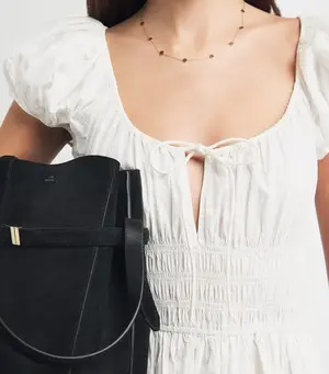 DÔEN Quinn Organic Cotton Midi Dress - Ivory