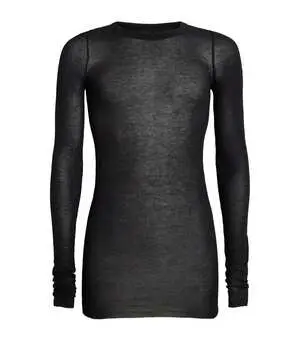 Rick Owens Rib Ls Long-sleeve T-shirt - Black