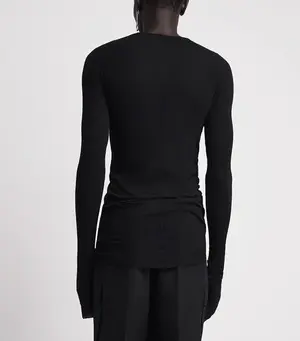 Rick Owens Rib Ls Long-sleeve T-shirt