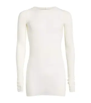 Rick Owens Rib Ls Long-sleeve T-shirt - White