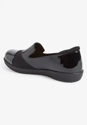 COMFORTVIEW Annete Bunion-friendly Orthotic Flat - Black