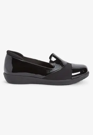 COMFORTVIEW Annete Bunion-friendly Orthotic Flat - Black