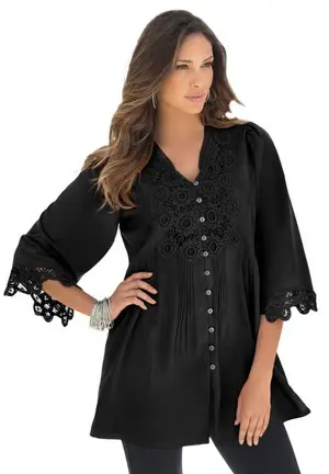 Roaman's Printed Kaftans Tunics For Women