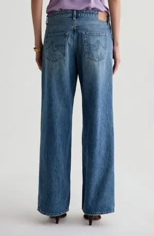 Ag Adria Low Rise Wide Leg Jeans