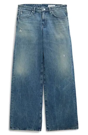 Ag Adria Low Rise Wide Leg Jeans