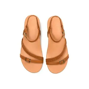 ABEO Riviera Ii Thin Wedge Sandals - Pecan