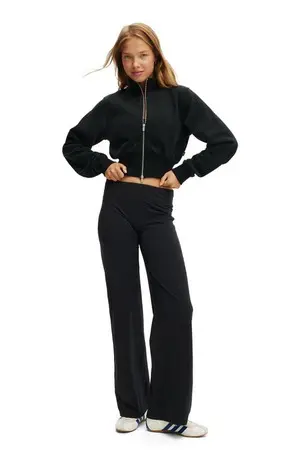 Cotton:on Active Plush Fitted Zip Through Fleece Jacket