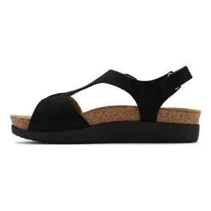 ABEO Algarve Buckle Sandal - Black