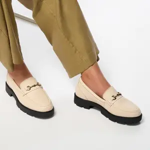 ABEO Boulevard Ornament Loafer - White
