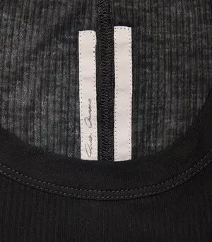 Rick Owens Rib Ls Long-sleeve T-shirt - Black