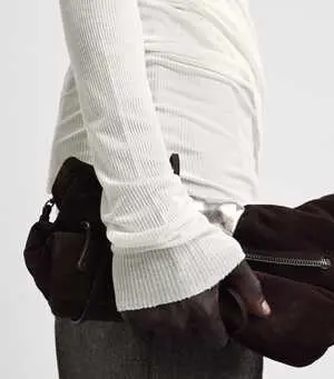 Rick Owens Rib Ls Long-sleeve T-shirt - White