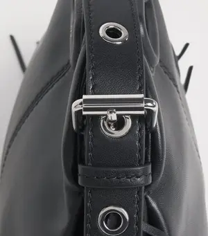 Maje Miss M Mini Leather Top-handle Bag - Black