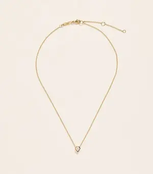 AZLEE Shield Diamond Trace Chain Necklace