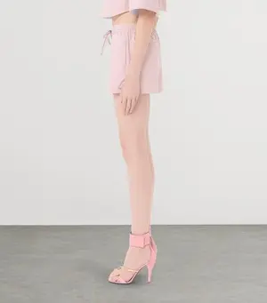 Valentino Garavani Gingham Check Cotton Shorts