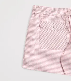 Valentino Garavani Gingham Check Cotton Shorts