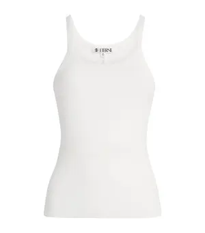 Eterne Cotton Ribbed Cami Top