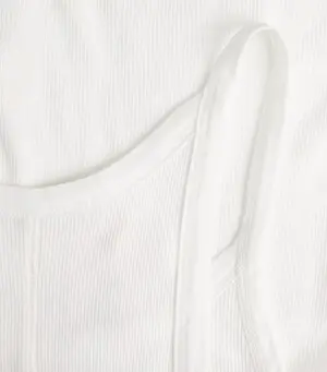 Eterne Cotton Ribbed Cami Top