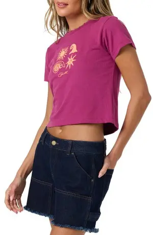 O'Neill Shell Star Graphic Tee - Raspberry