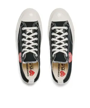 CONVERSE X COMME DES GARONS PLAY Chuck 70 Heart-motif Sneakers - White