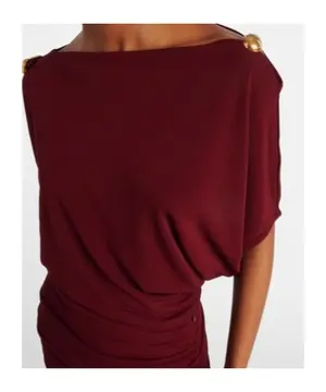 Altuzarra Brina Embellished Draped Jersey Gown