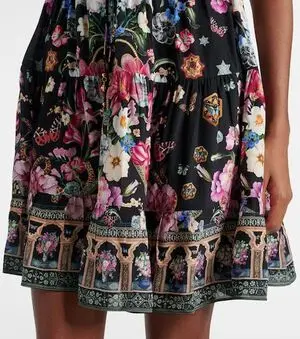 Camilla Crystal-embellished Silk Minidress
