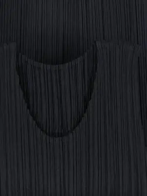 Issey Miyake Sleeveless Pleated Top - Not