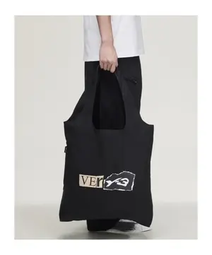 Y3 Logo Detail Top Handle Bag