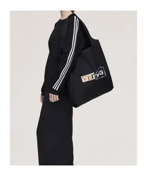 Y3 Logo Detail Top Handle Bag