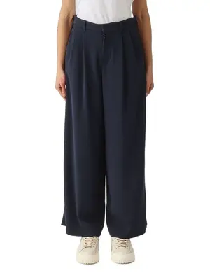 Max Mara Casual Pants With Belt Loops - Black