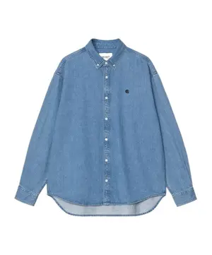 Carhartt Work In Progress Button-up Denim Shirt - Blue